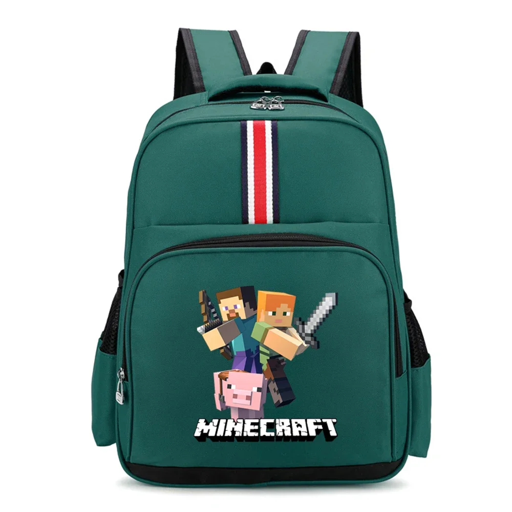 Sac à Dos Minecraft Vert • Mon Cartable