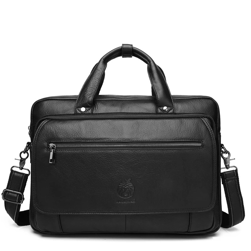Cartable En Cuir Noir Pour Homme • Mon Cartable