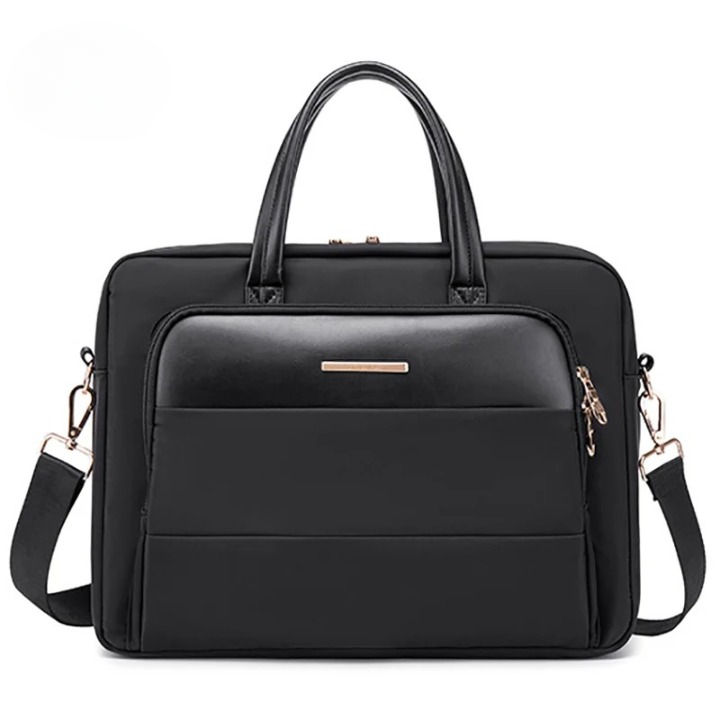 Cartable Noire Pour Ordinateur Pour Femme 40x10x30cm • Mon Cartable